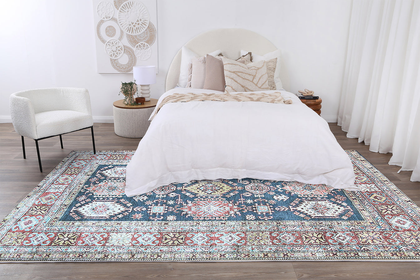 Eloise Machine Washable in Navy Blue Rug – The Rug Collective™